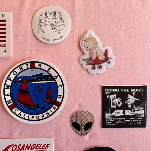 Brandy Melville | Other | Rare Assortment Brandy Melville Stickers ...